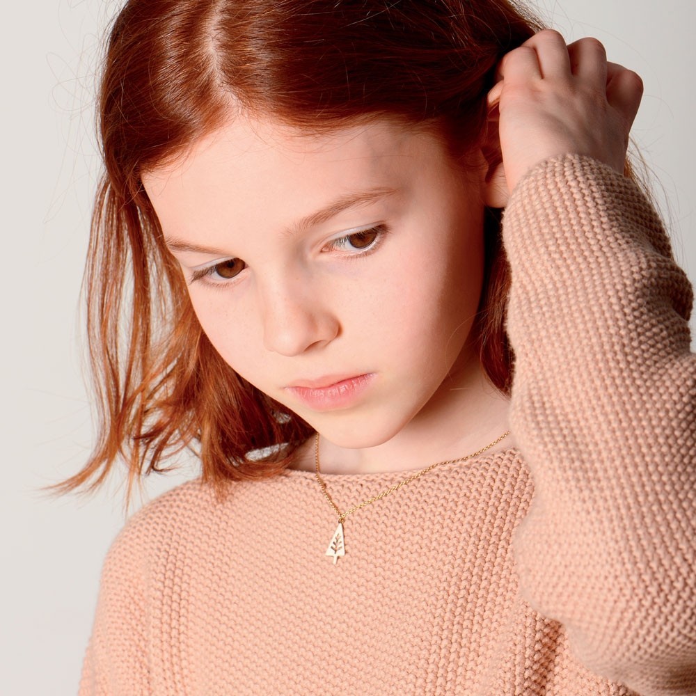 FINN kid Necklace off-white - Titlee Paris - High fashion jewellery