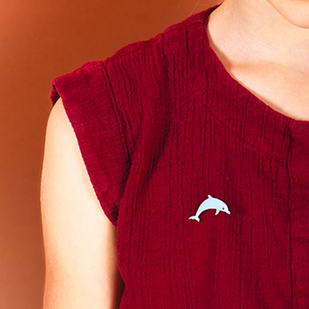 DOUG Pin lagoon - Titlee Paris - High fashion jewellery