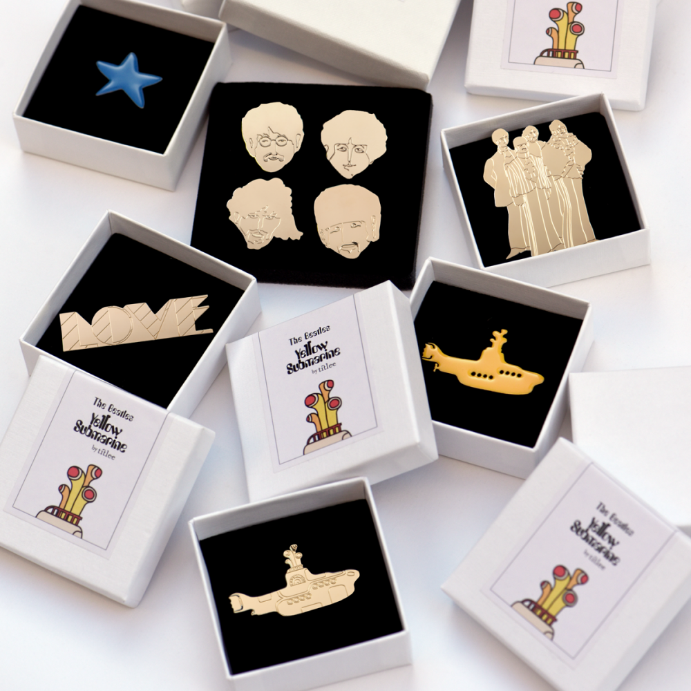 SUBMARINE pin - Titlee Paris x Yellow Submarine - High fashion jewellery