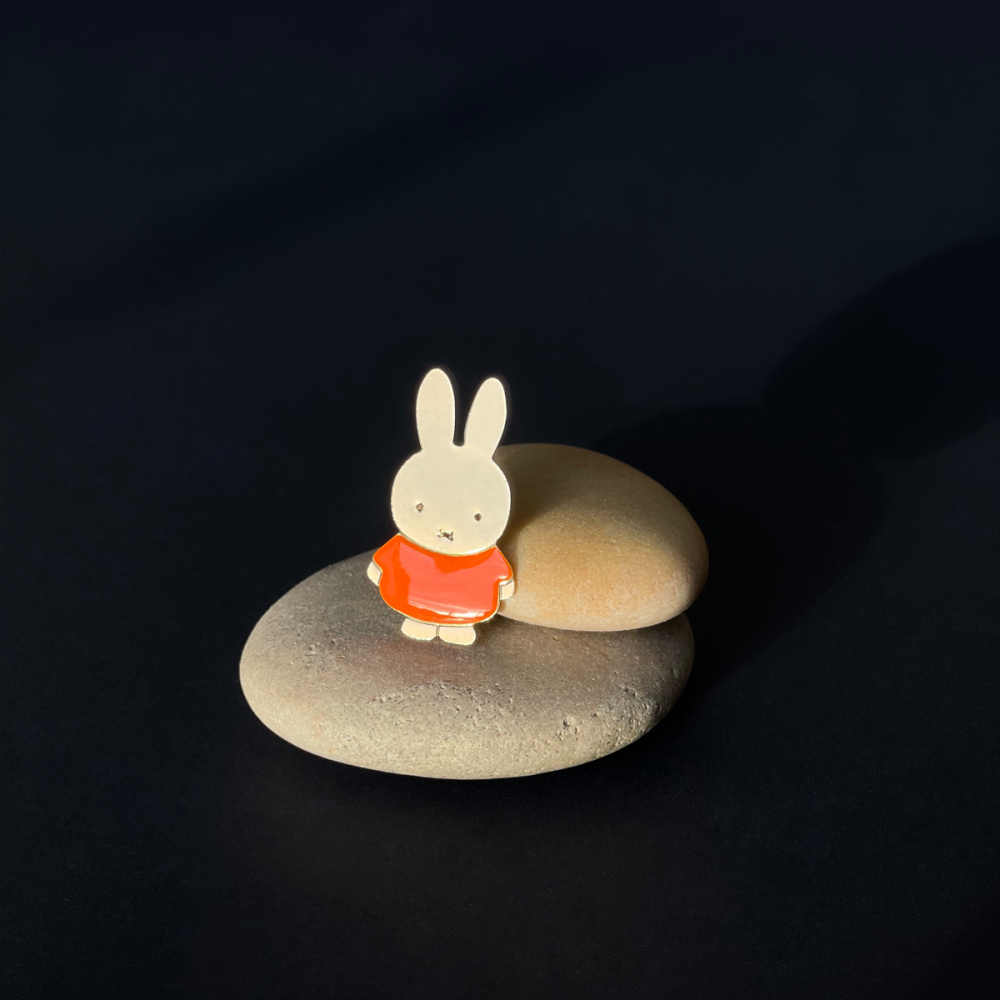 MIFFY Pin orange - Titlee Paris x Miffy - High fashion jewellery