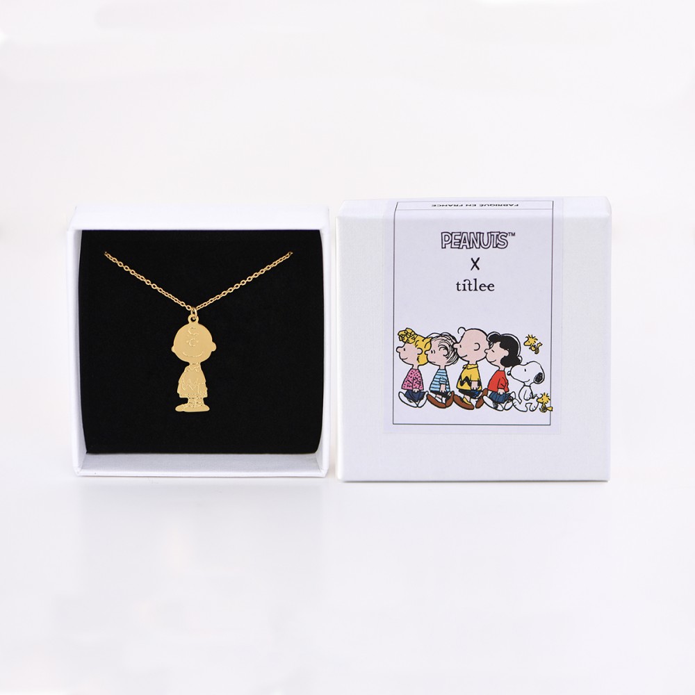 CHARLIE BROWN Necklace - Titlee Paris x Peanuts - High fashion jewellery